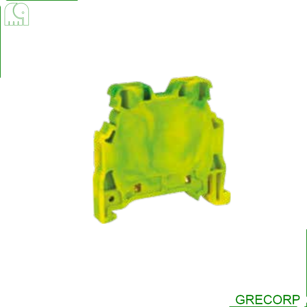 Bornera para riel din 2.5mm2 MKT ONKA - Grecorp